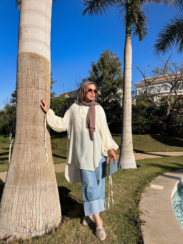 Skye Tunic - Beige – EZAR