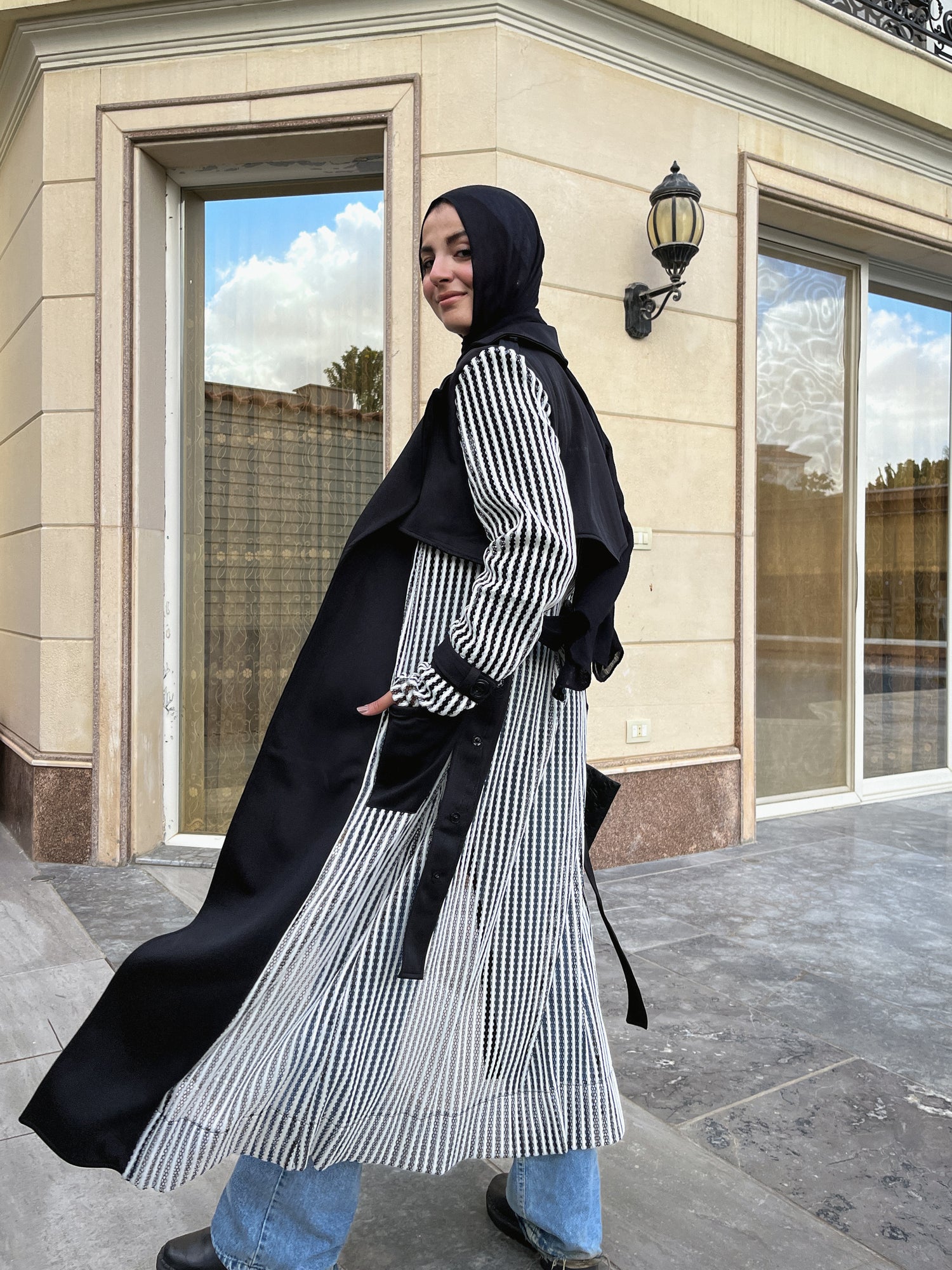 Talia see-through Jacket - Black – EZAR