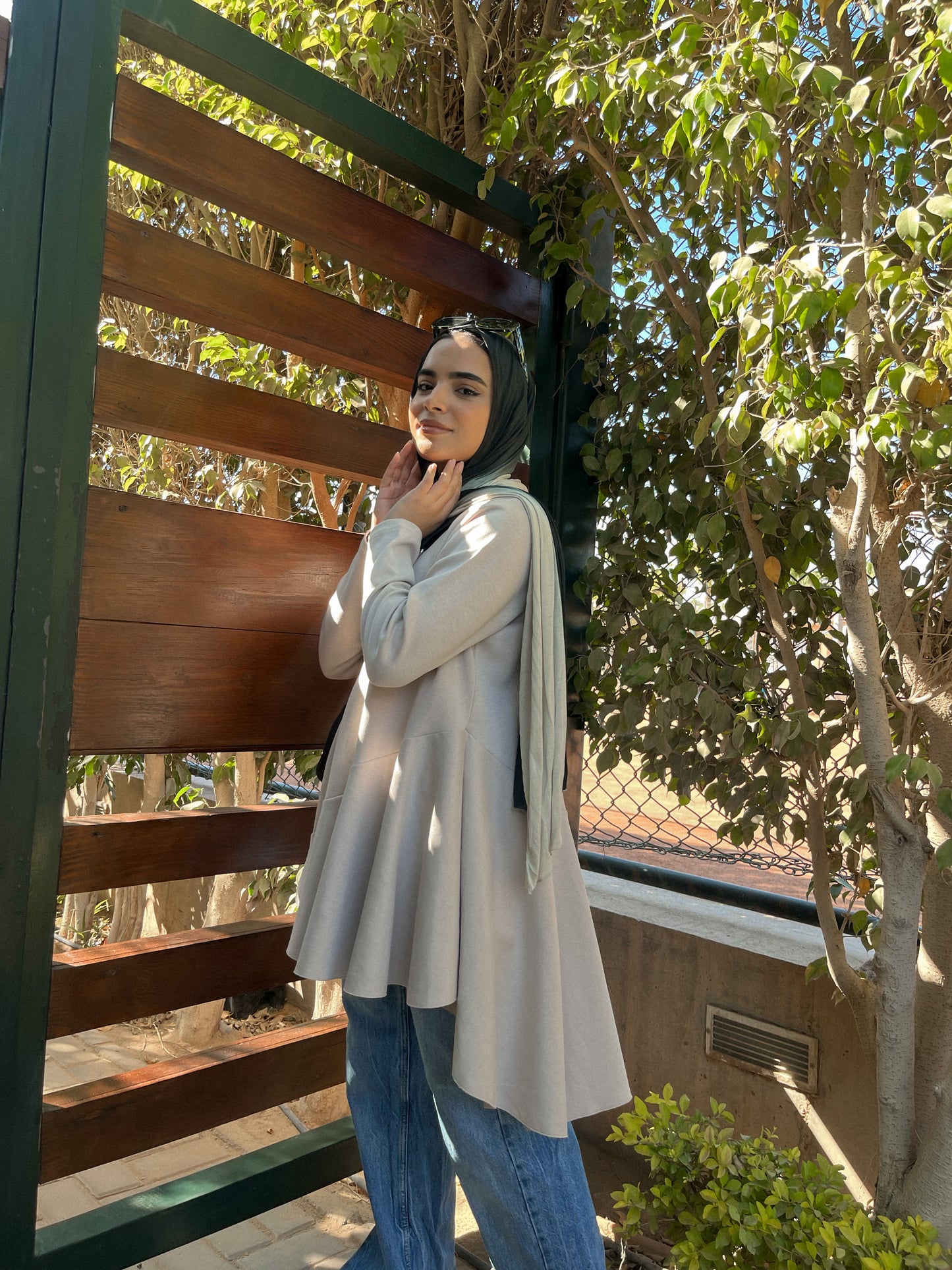 Peplum Top - Beige – EZAR